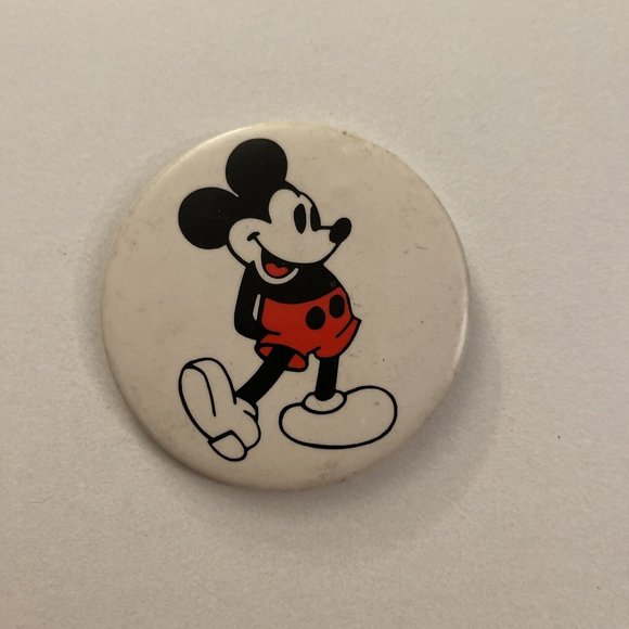 Other | Disney Mickey Mouse Pin Button Pb1 | Poshmark